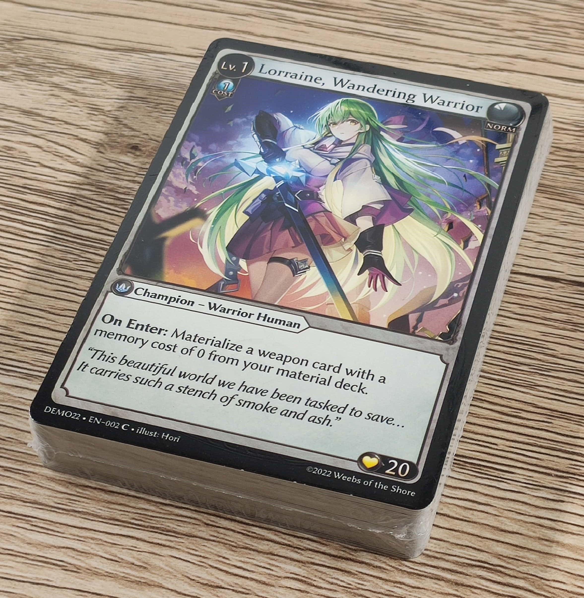Sample cards: Convention Demo Decks | Silvie, Wrote a Blog